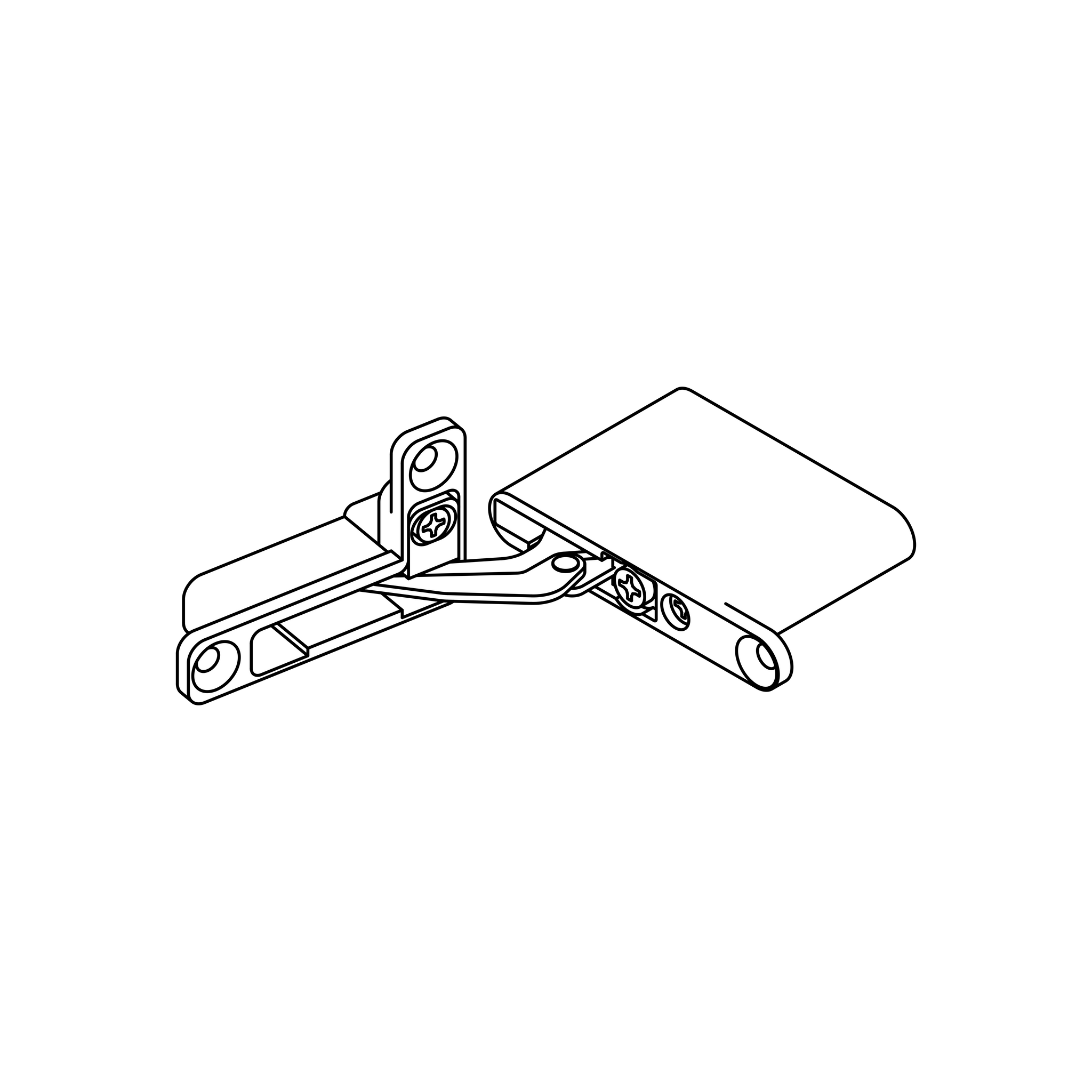 Salice - Air Hinge Concealed - 85mm L x 60mm W x 35mm H