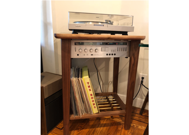 Record Console Created by btaylor — A table for a record player ...