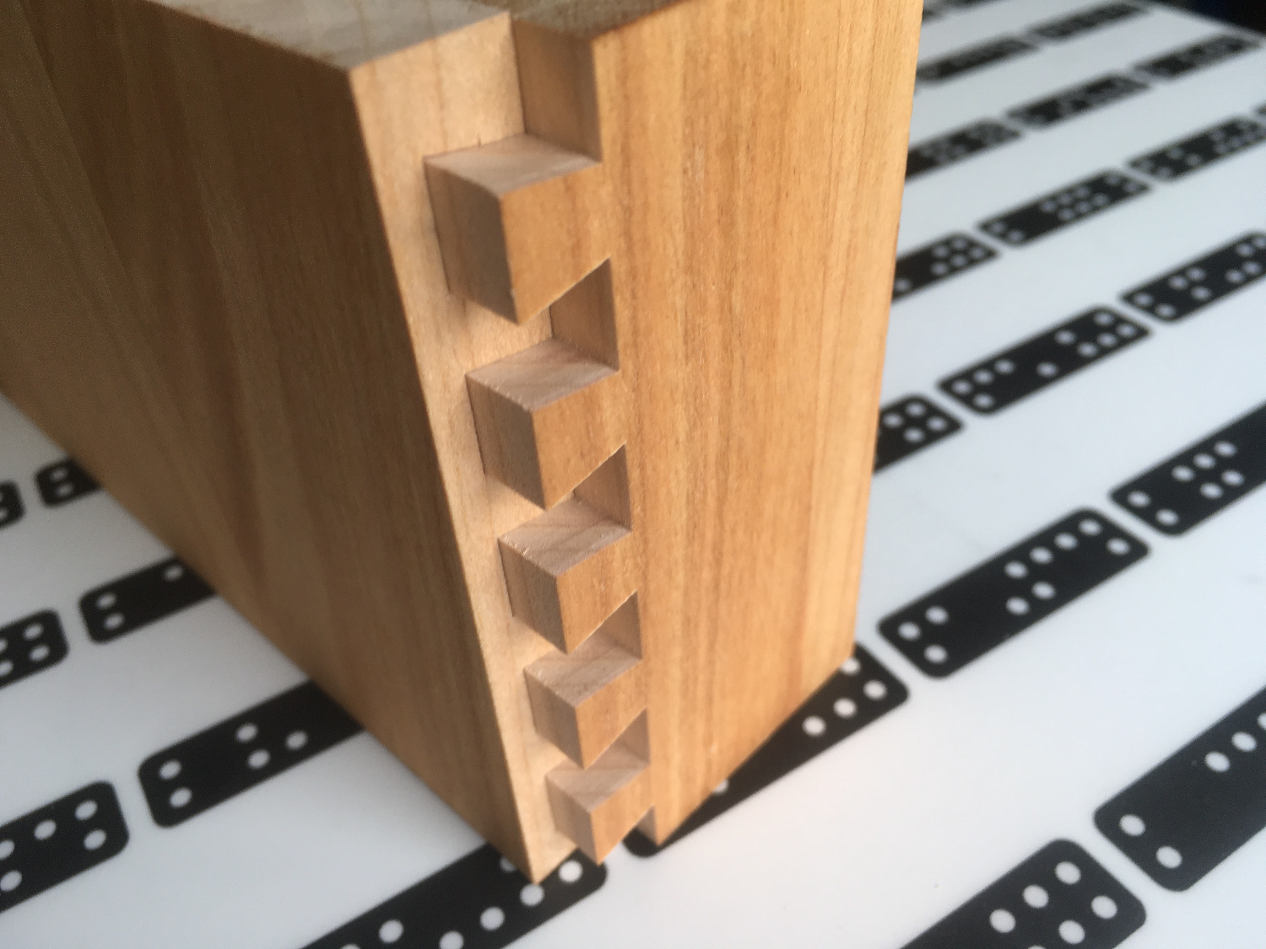 Half Blind Dovetails Created by F — Half Blind Dovetails with ...