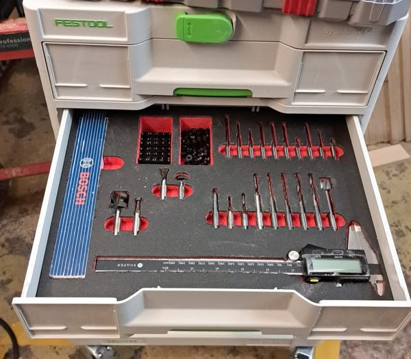 The contour for the Systainer drawer