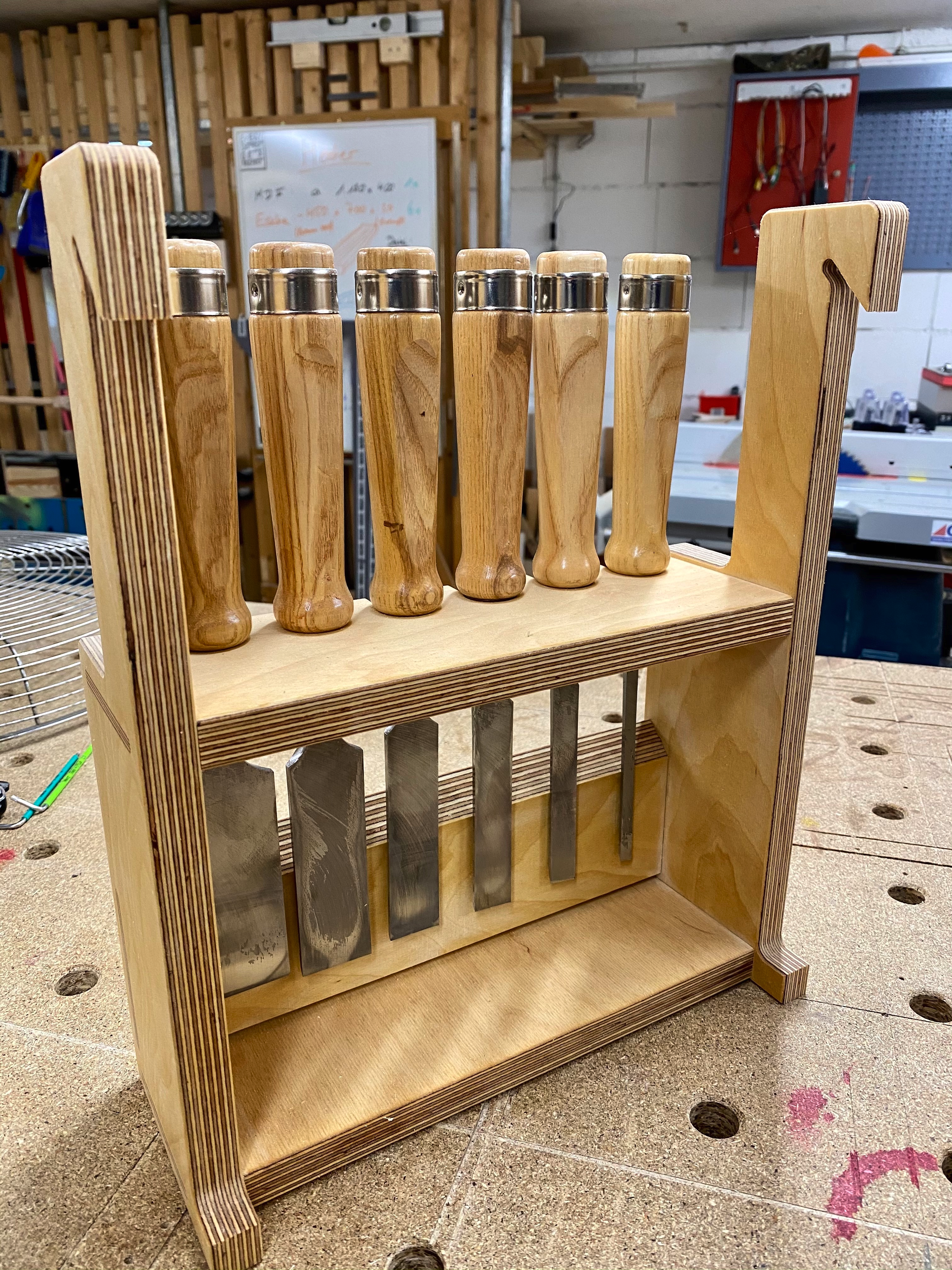 Chisel Rack with Cleats and Finger Protection Created by PatrickS ...