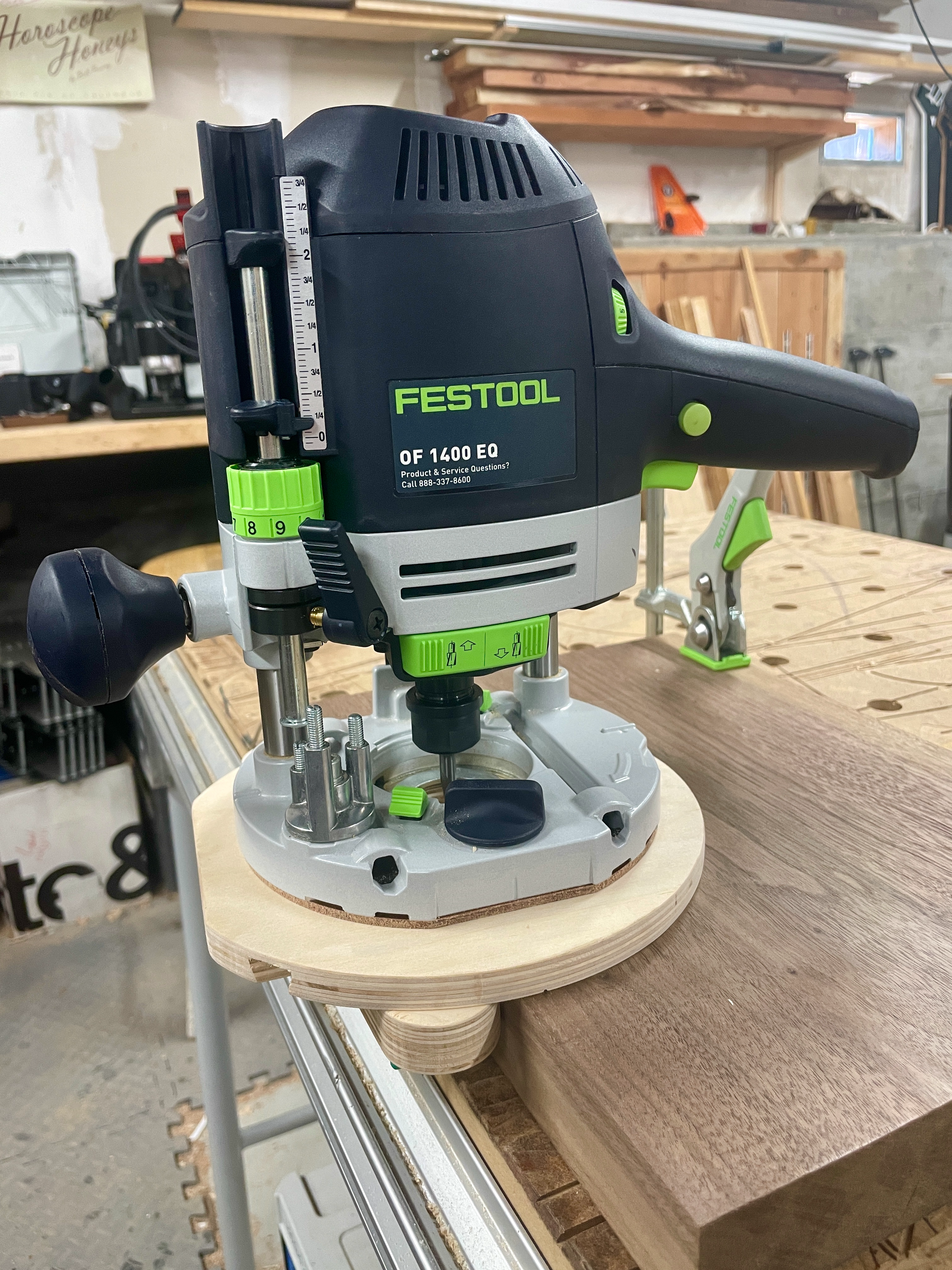 Festool OF 1400 Router MicroJig Edge Guide Created by Shawn — Quick and ...
