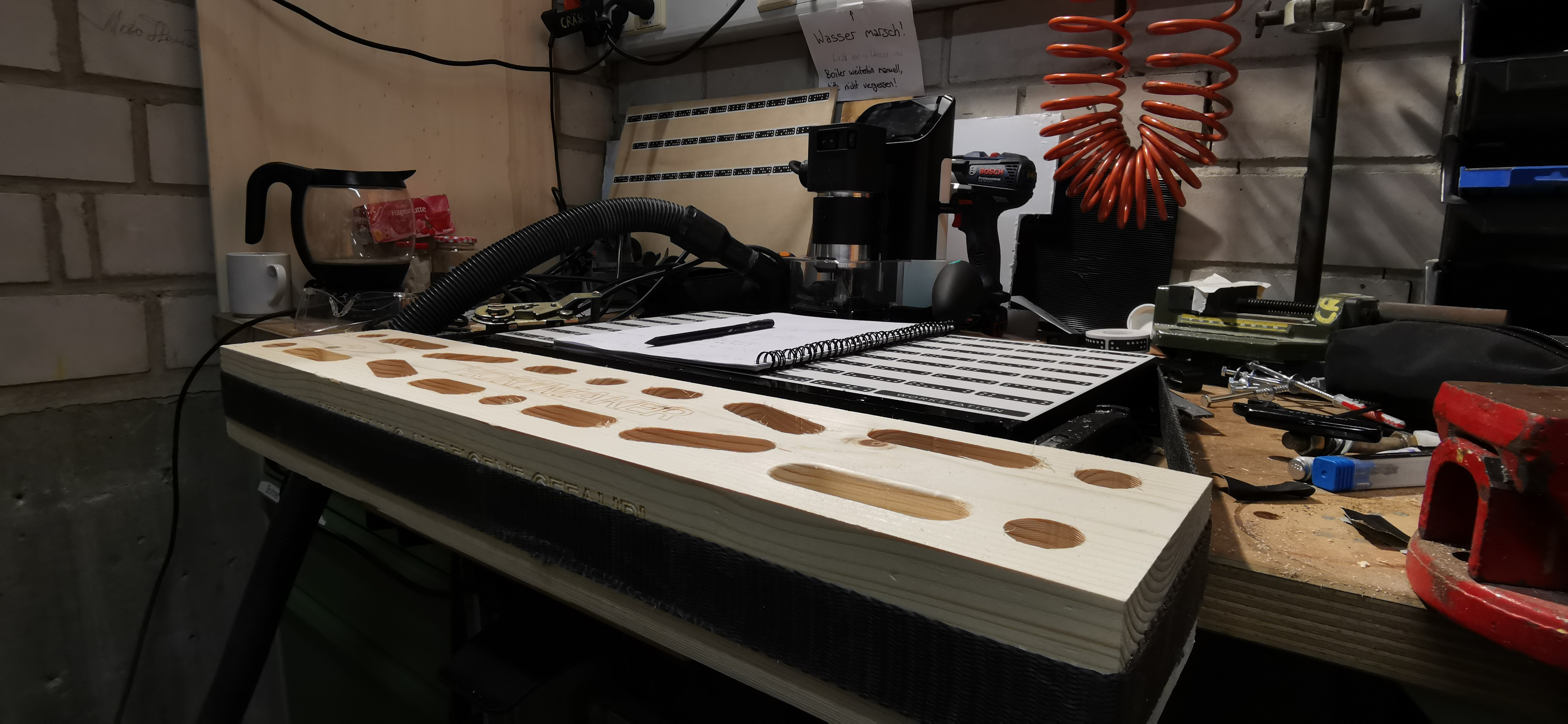 Fingerboard For Climbers Created by BodgedButWorks — Beastmaker-style ...