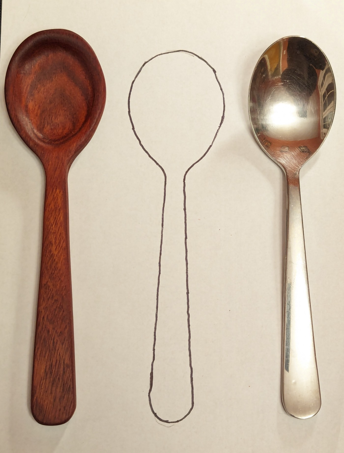 Serving spoon Created by BenKrasnow — I used Shaper Trace to scan the ...